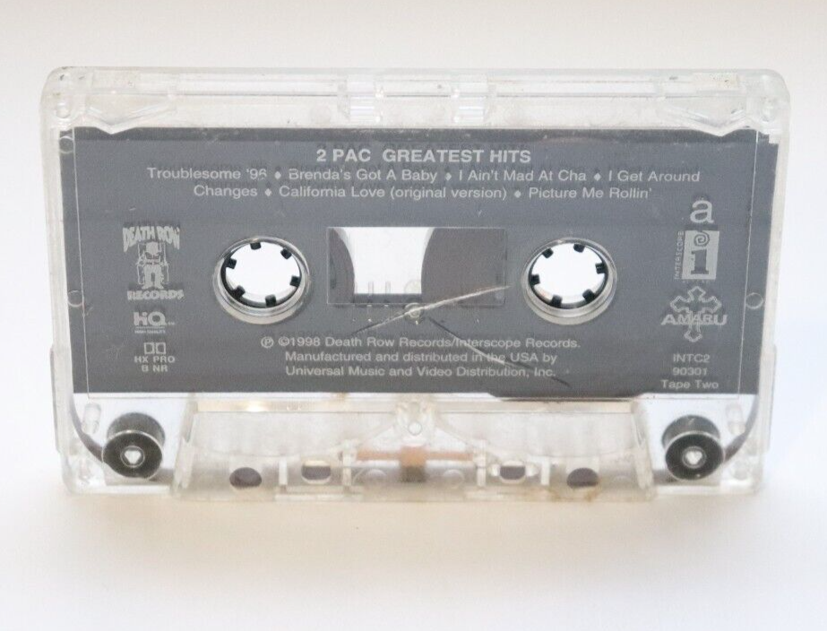 2Pac: Greatest Hits 1998 Cassette Tape Death Row Records 1998 Rare | eBay