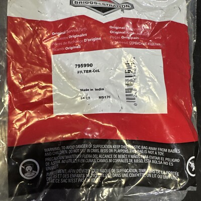 795990 BRIGGS AND STRATTON ENGINE OIL FILTER GENUINE FACTORY OEM | eBay
