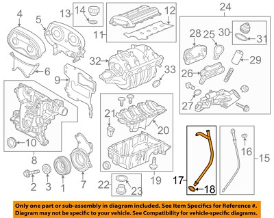 GM OEM 08-18 Astra EngineTransaxle Engine Parts-Oil Tube 55566674 | eBay