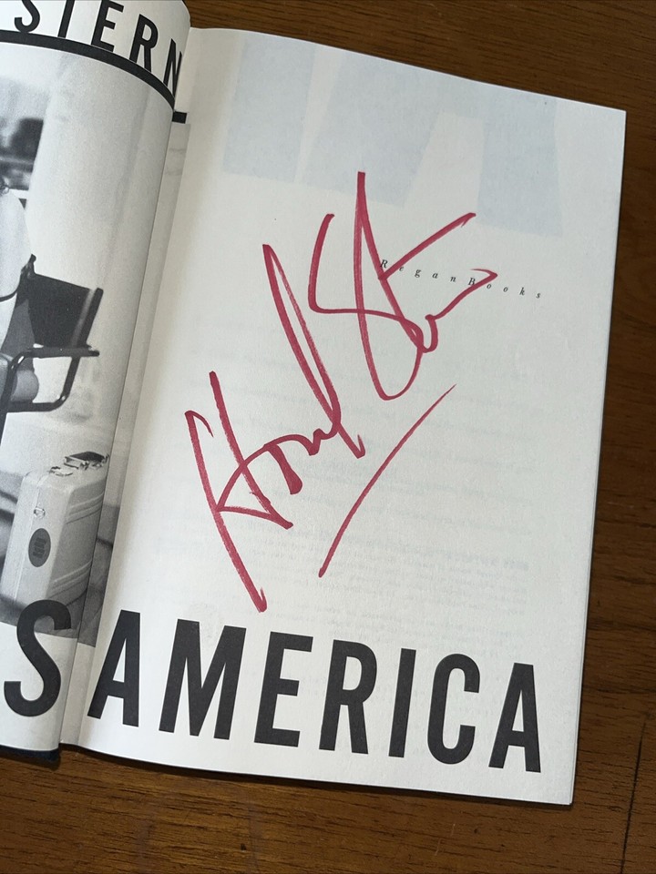 HOWARD STERN AUTOGRAPHED/SIGNED MISS AMERICA BOOK | eBay
