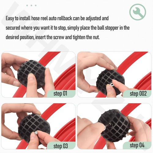 16mm Hole Ball Stopper for 3/8" ID Spring Driven Air Hose Reel ...