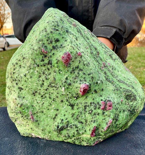12.14LB Natural green Ruby zoisite (anylite) crystal Chakra Healing ...