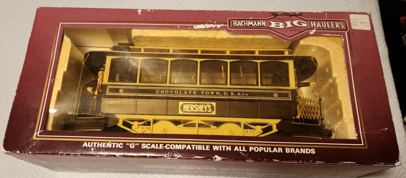 Bachman G Scale Street Car, 93955, Hershey Car #6 | eBay