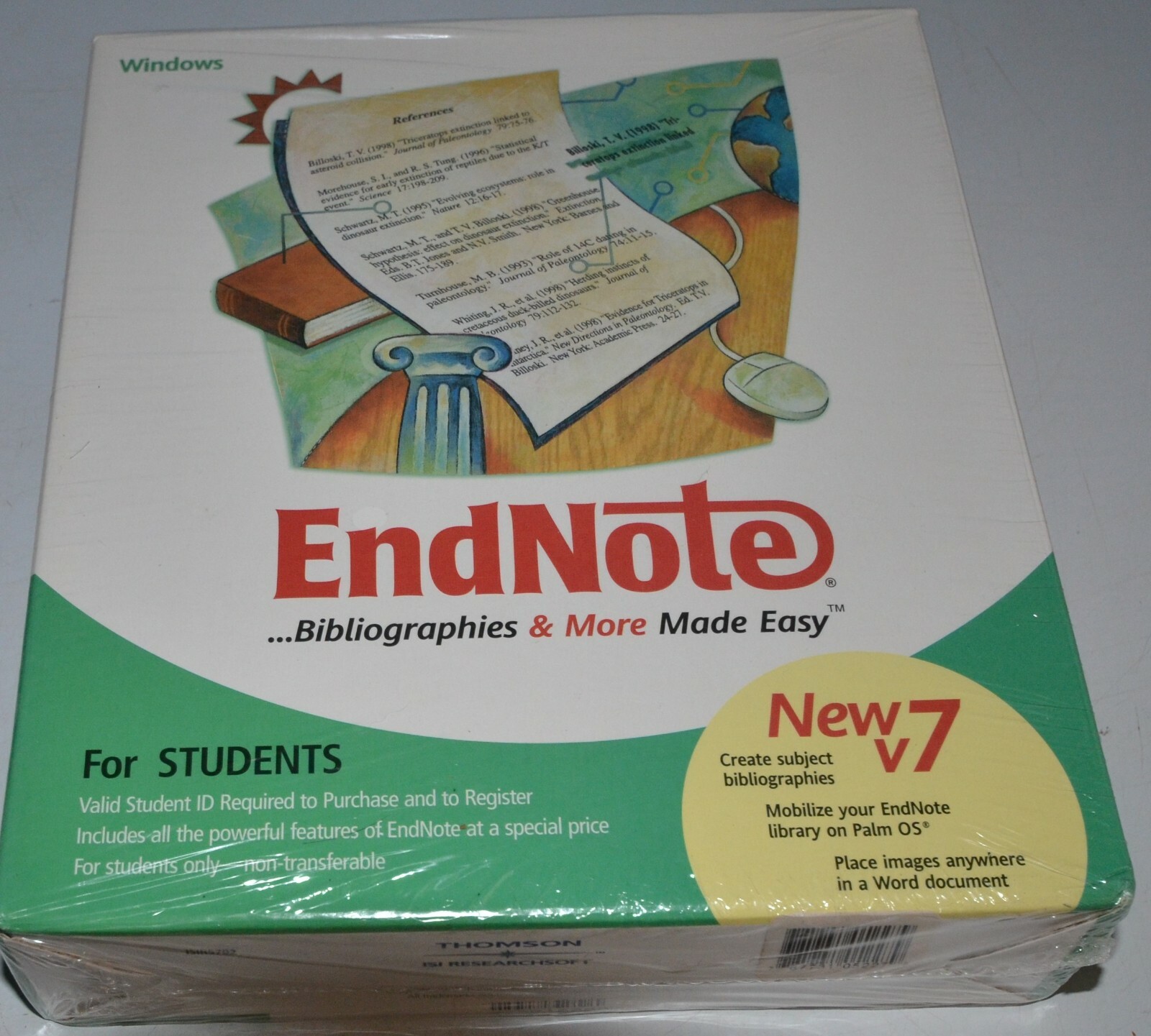 Thomson ISI Researchsoft Endnote 7 Student Edition w/ Serial Number ...