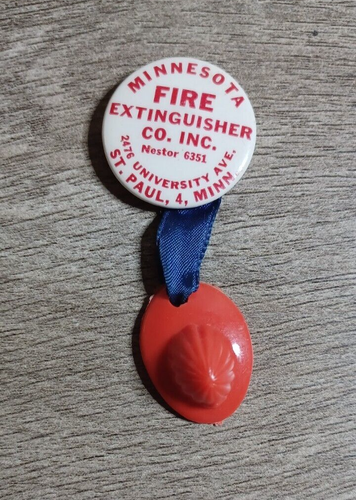 Vintage Fire Extinguisher Co Pinback Button | eBay
