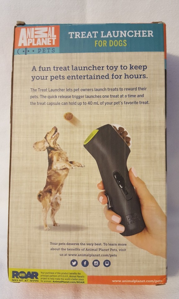 Animal Planet Pet Treat Launcher for Dogs - NIB - Retail $20 | eBay