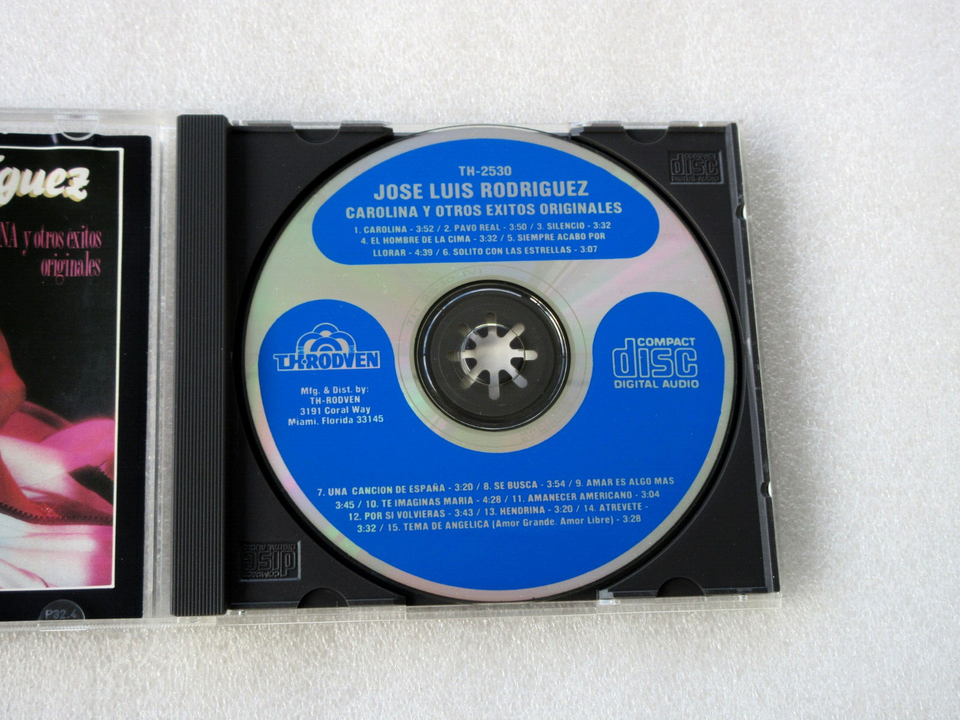 JOSE LUIS RODRIGUEZ EL PUMA / EXITOS ORIGINALES CD 1988 TH RODVEN US ...