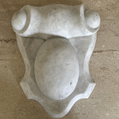 Antique Carved Marble Fireplace Mantle Keystone Circa ( 1860 -1900 ...
