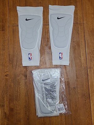 Nike NBA Issued White Shin Sleeve Pads Set of 2- 2XL/3XL (CT3878) | eBay