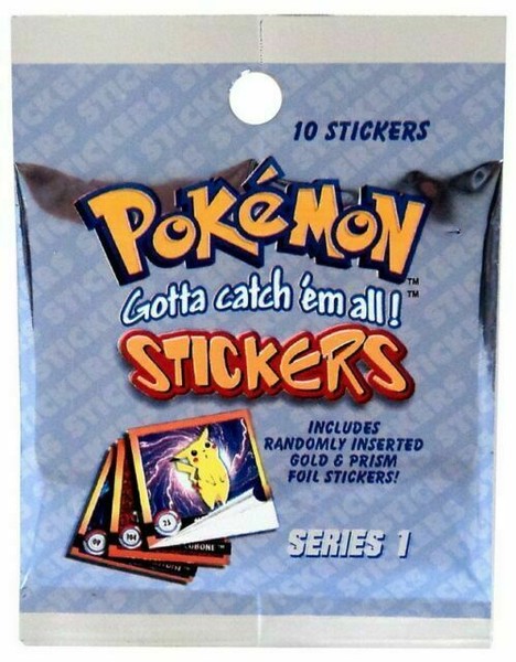 Pokemon Gotta Catch 'em All! Series 1 Stickers (1999) for sale online ...