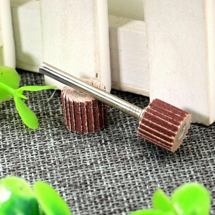 10Pcs 240# Grit Sanding Sandpaper Flap Wheel For Power Rotary Tool Dia ...