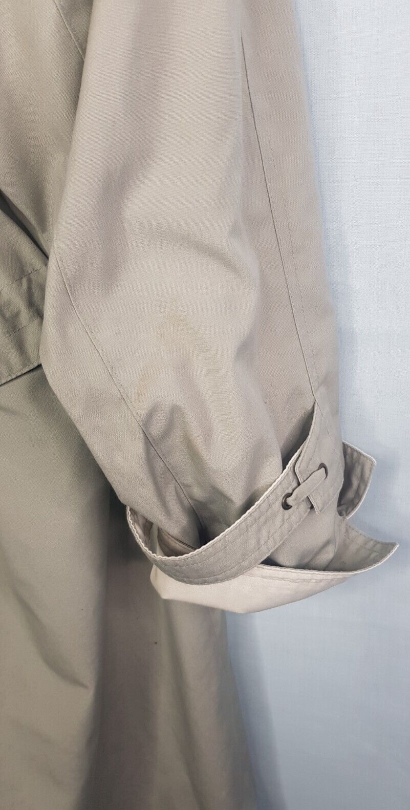 Vintage - Nuage - Full Length Mac / Trench coat- Beige - Size 12 | eBay UK