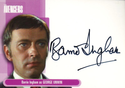 STRICTLY INK THE AVENGERS BARRIE INGHAM DR WHO & THE DALEKS AUTOGRAPH ...