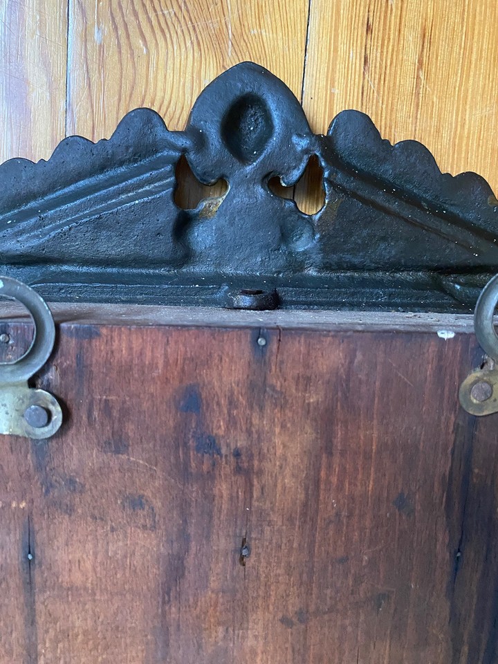 Antique Renaissance Style Wall Safe Bronze Wall Mount Cabinet Lock Box ...
