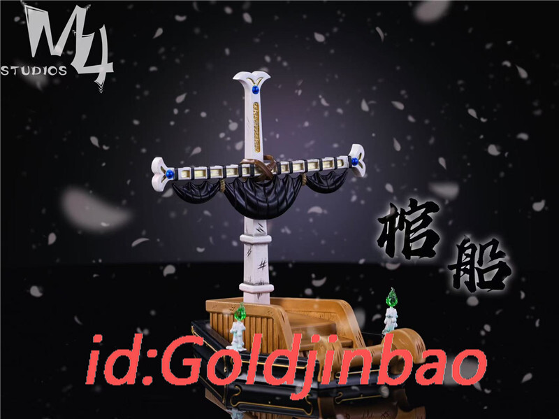M4 Studios One Piece Dracule Mihawk Boat Resin Model WCF Scale In STOCK ...