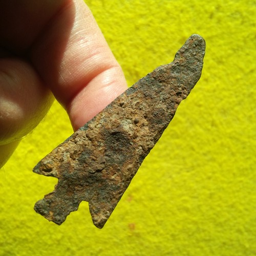 2-1/2" STEEL TRADE POINT WYOMING ARROWHEAD AUTHENTIC PROJECTILE POINT ...