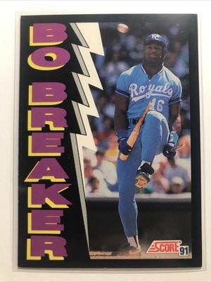 Bo Jackson 1991 Score Card #773 “BO BREAKER” ROYALS RAIDERS RARE | eBay