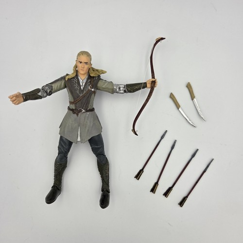 Lord of the RINGS Legolas Action Figure Fellowship of the Ring Complete ...