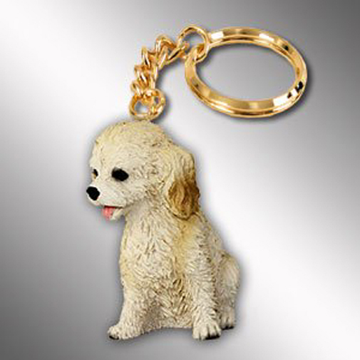 Cockapoo Blond Tiny One Resin Keychain Key Chain Ring | eBay