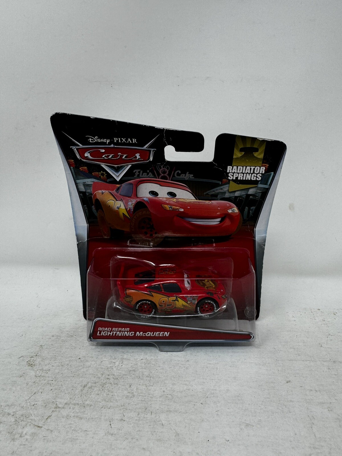 Disney Pixar Cars - 2016 - ROAD REPAIR MCQUEEN - 1:55 Scale Diecast | eBay