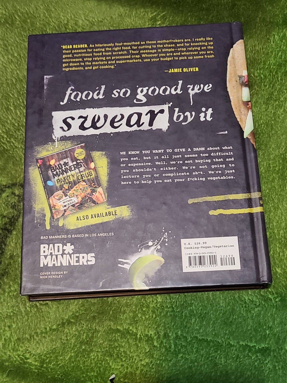 Bad Manners: the Official Cookbook : Eat Like You Give a F*ck: a Vegan ...