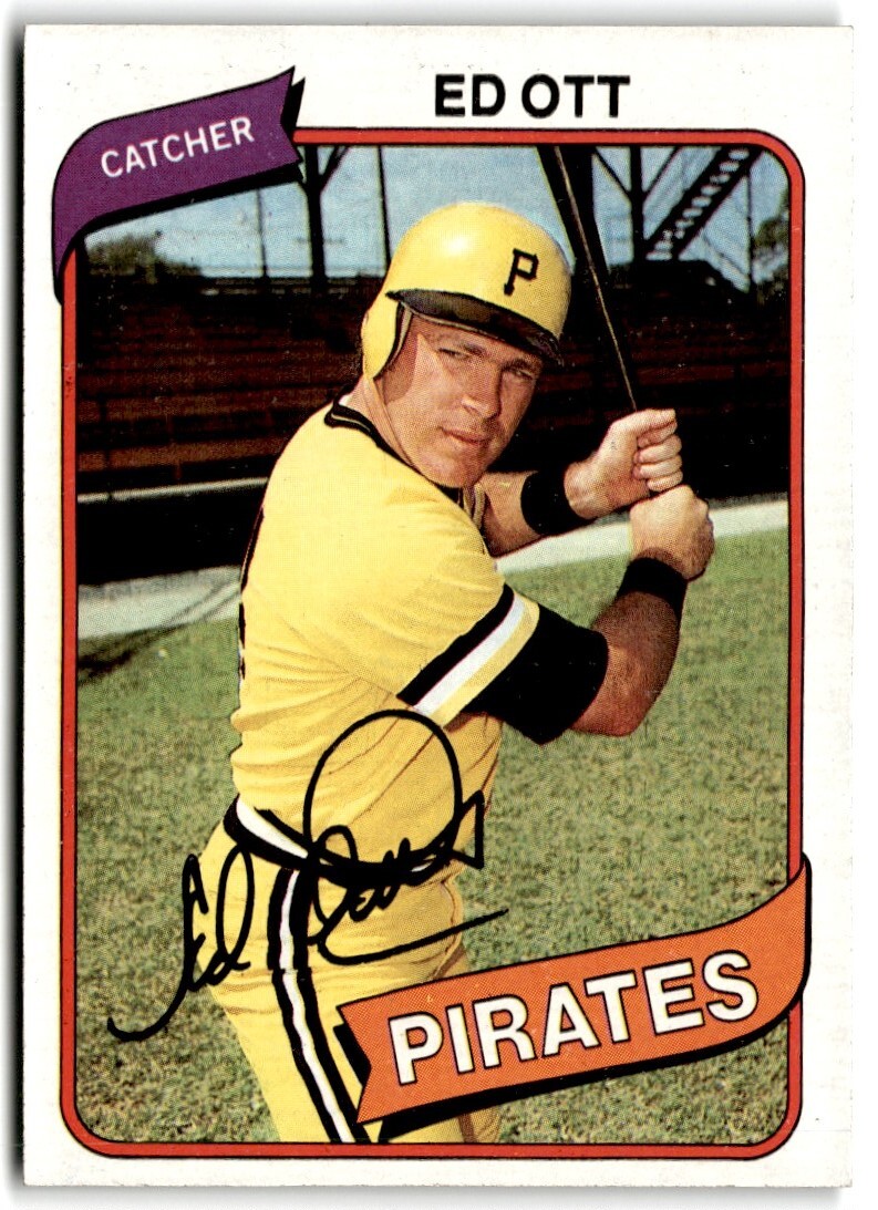 1980 Topps Ed Ott Pittsburgh Pirates #383 | eBay