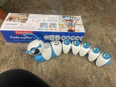 Think and Learn Code A Pillar Twist Coding Caterpillar Fisher Price Toy Works | eBay