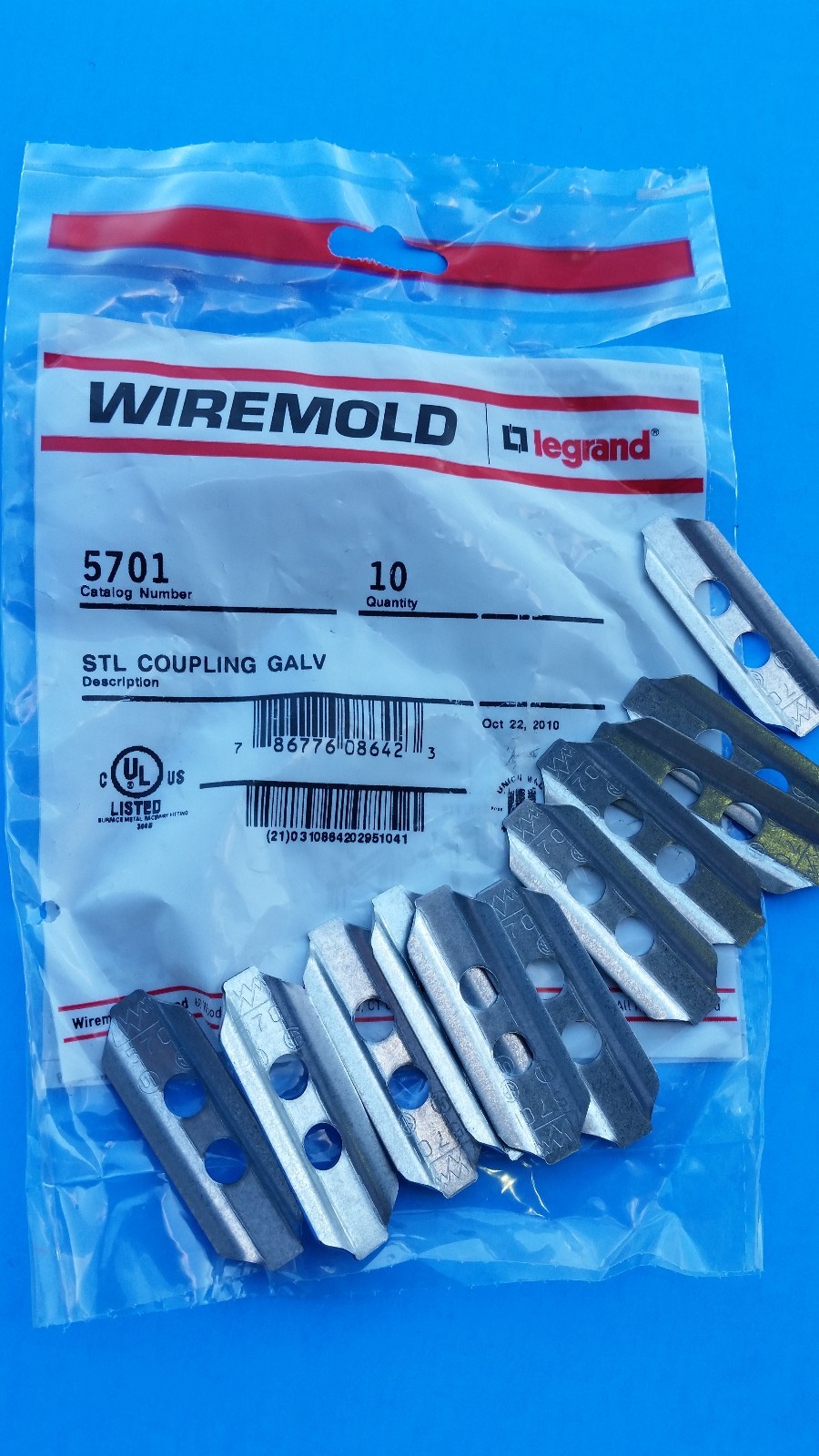 V500/700 Steel Coupling WIREMOLD COMPANY Pvc Conduit 5701 786776086423 ...