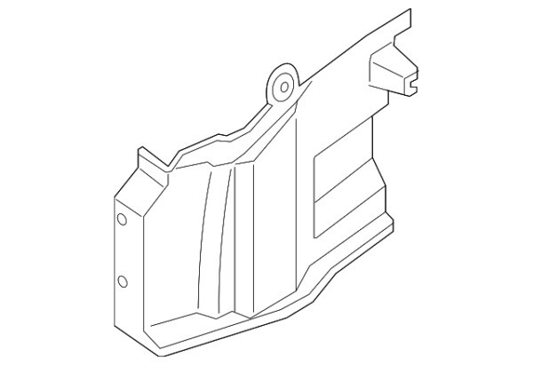 64838-9N00A Nissan Cover-splash, hoodledge rh 648389N00A, New Genuine ...