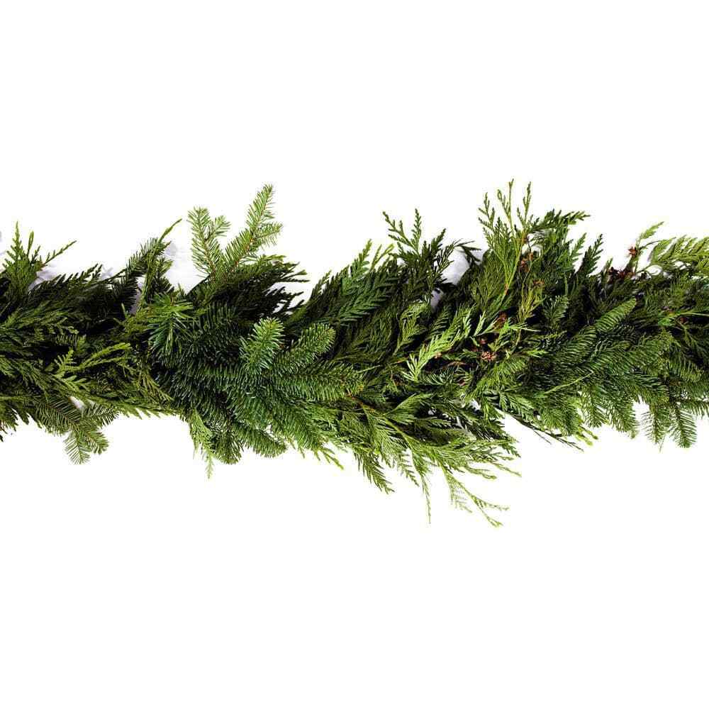 10 ft. Fresh Cut Cedar Garland | eBay