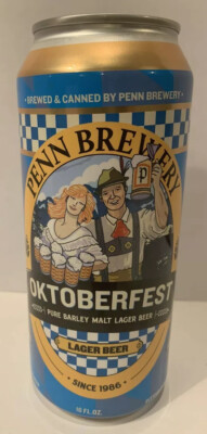 Penn Brewery Oktoberfest Beer Can Pittsburgh German Octoberfest Penn ...