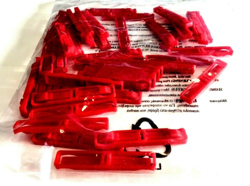 Carrera Evolution Digital 1/24 1/32 42 x Red Track Connection Clips ...