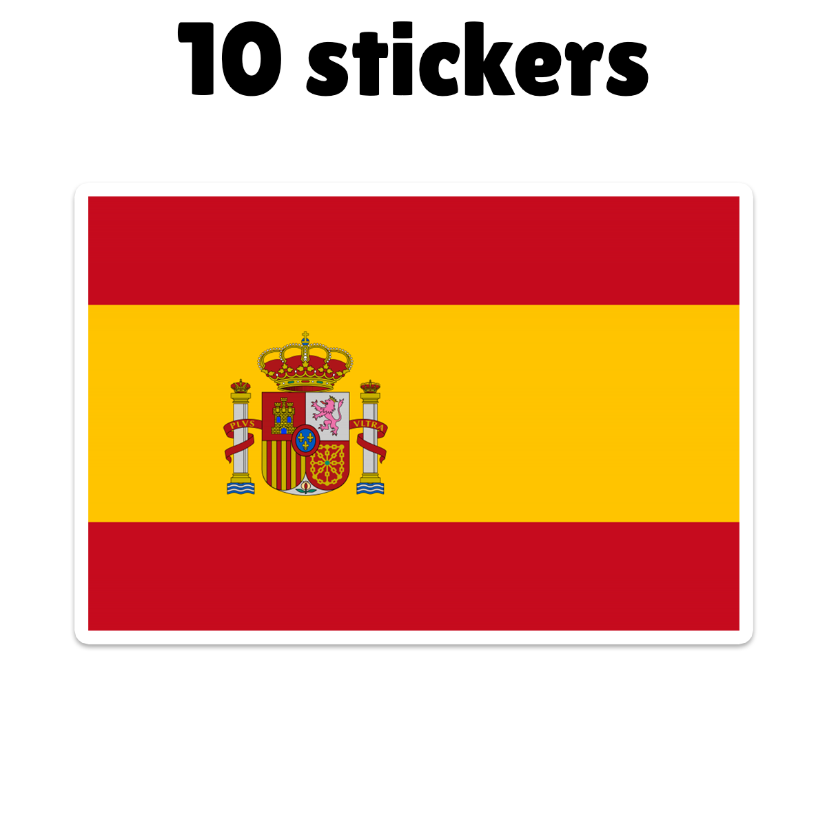 Spain Flag Sticker Decal Vinyl Fade & Waterproof | eBay Australia