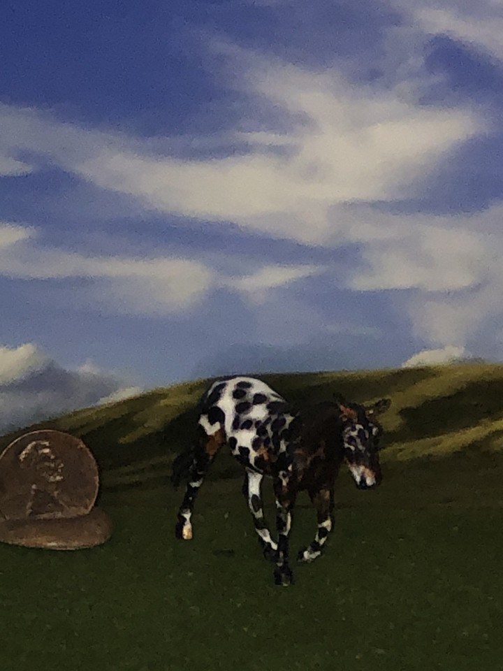 OOAK Micro cm Custom Horse /Mule 3D Printed Like Breyer Mini Resin x D ...