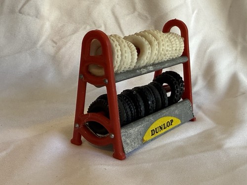 Dunlop Tire FULL Rack Black and White Tyres Dinky Toys Meccano Diecast ...