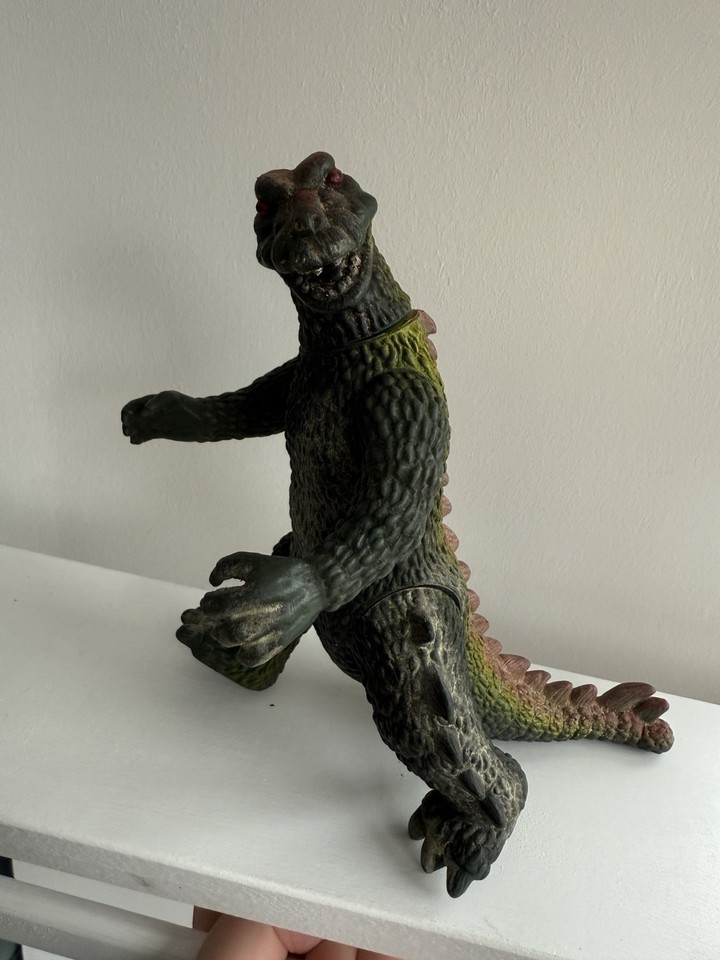 Vintage Rare Godzilla Toy Figure Soma 1987 Glow In The Dark 6 Inch ...