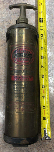 General Quick Aid Fire Guard Brass Copper Fire Extinguisher Mounting ...