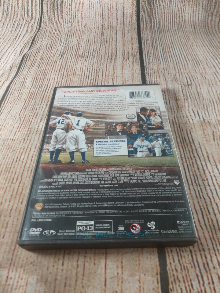 42 The Jackie Robinson Story ( DVD Digital 2013 ) Widescreen | eBay