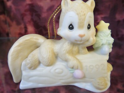 Precious Moments-#520411 "I'M NUTS ABOUT YOU -1992 Birthday Series-ORN ...