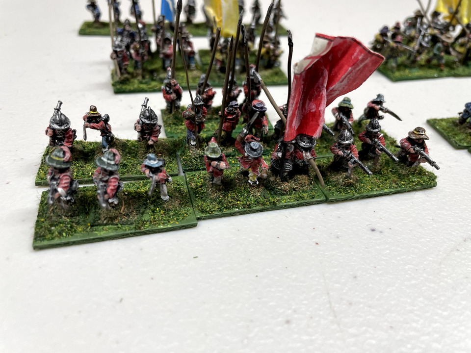 15mm English Civil War ECW infantry foot regiments x 5 | eBay UK