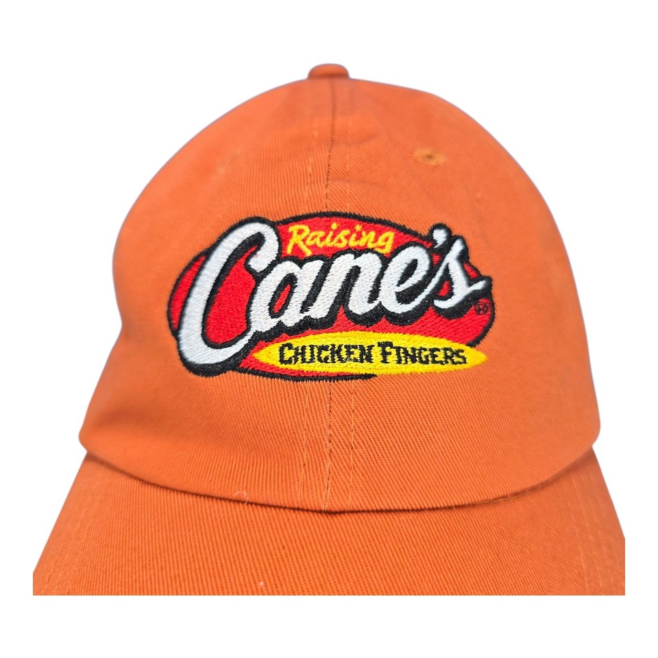 Raising Cane's Chicken Fingers Orange Baseball Cap Hat One Size ...