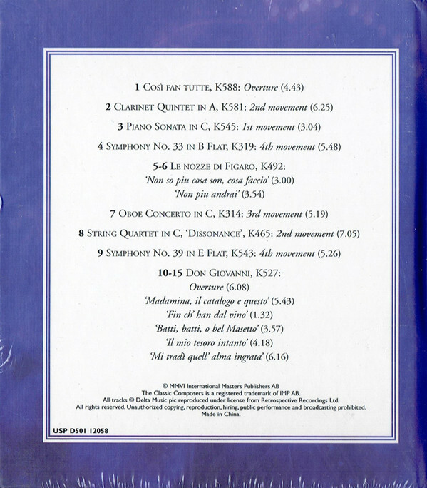 The Classic Composers MOZART Genius At Play CD + BOOK Music Biography ...