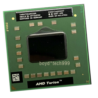 AMD RM-72 X86 TMRM72DAM22GG CPU Mobile Turion64 X2 K8 2.1GHz Socket S1 Processor 610074173243| eBay