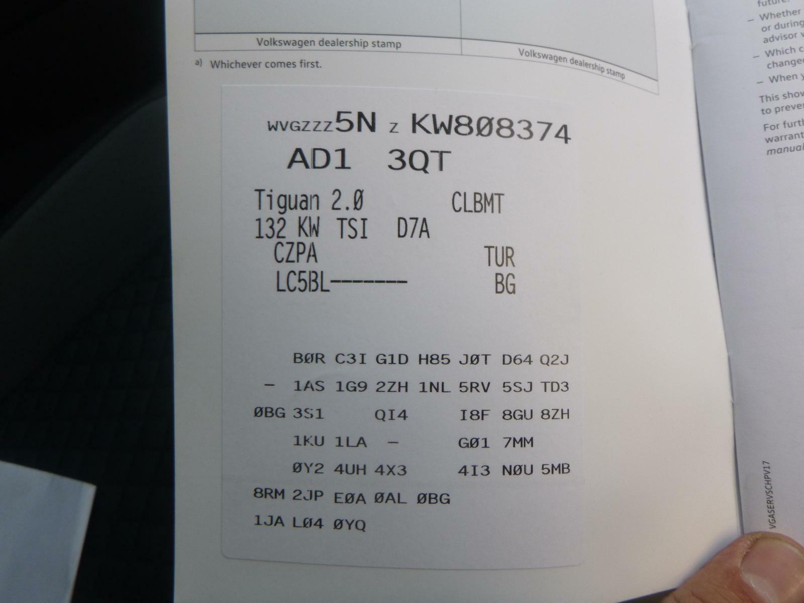 VOLKSWAGEN TIGUAN ALTERNATOR PETROL, 2.0, VALEO 140AMP, CHHB/CZPA/DGVA ...