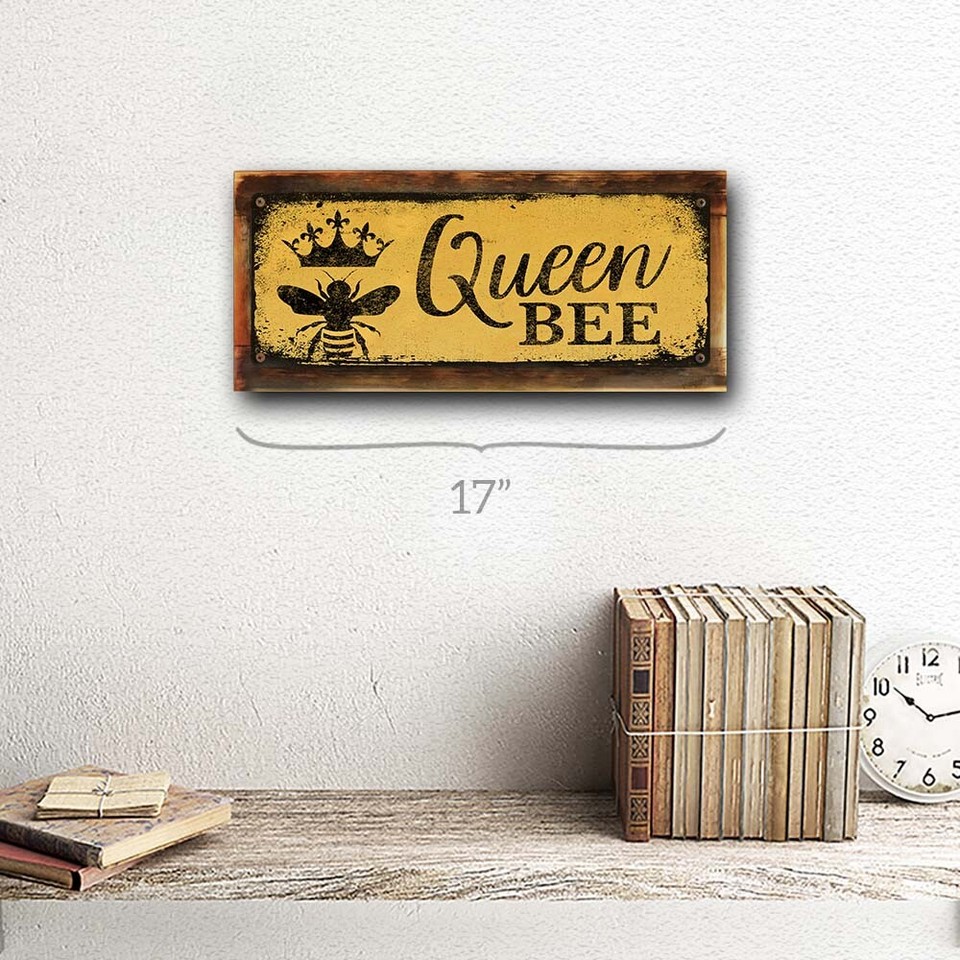 Queen Bee Metal Art Print for Decorating Porch, Patio, and Deck | eBay