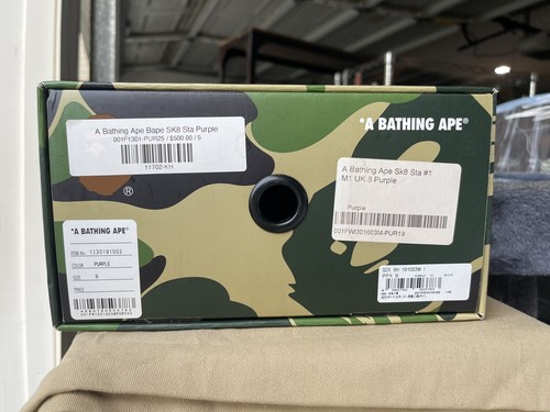 A Bathing Ape BAPE Camo Shoe Box | eBay