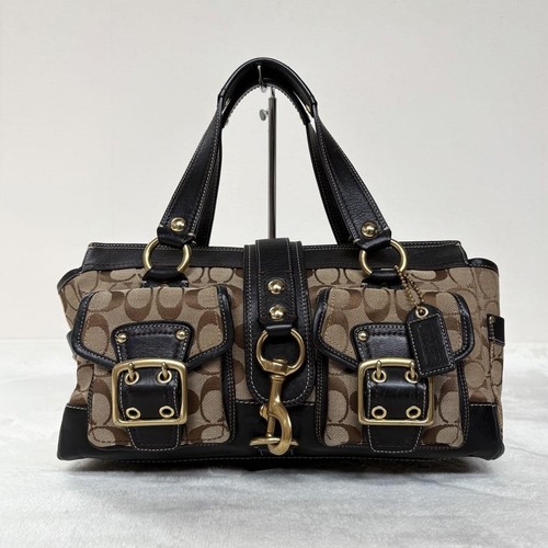 Coach 65Th Pocket Flap Legacy Bag Black m2_0807 | eBay