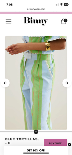 Binny - trouser set - Size 8 but more size 10 | eBay