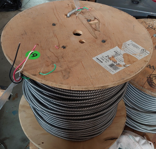 ATKORE AFC BX WIRE CABLE SYSTEMS, MC LITE METAL-CLAD 10-3 SOL #2108-60 ...