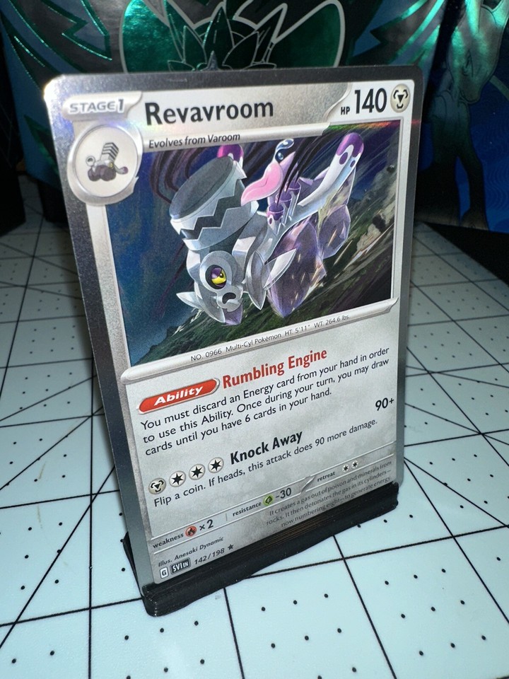 Revavroom Holo Rare 142/198 Scarlet and Violet Pokemon TCG - NM | eBay